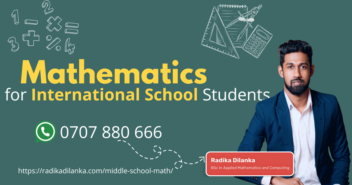 Math Tutoring for International School Students | Sri Lanka