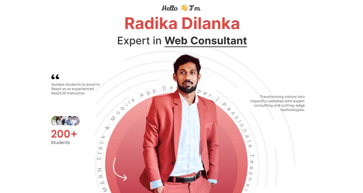Radika Dilanka - Web Consultant & MERN Stack Developer Sri Lanka
